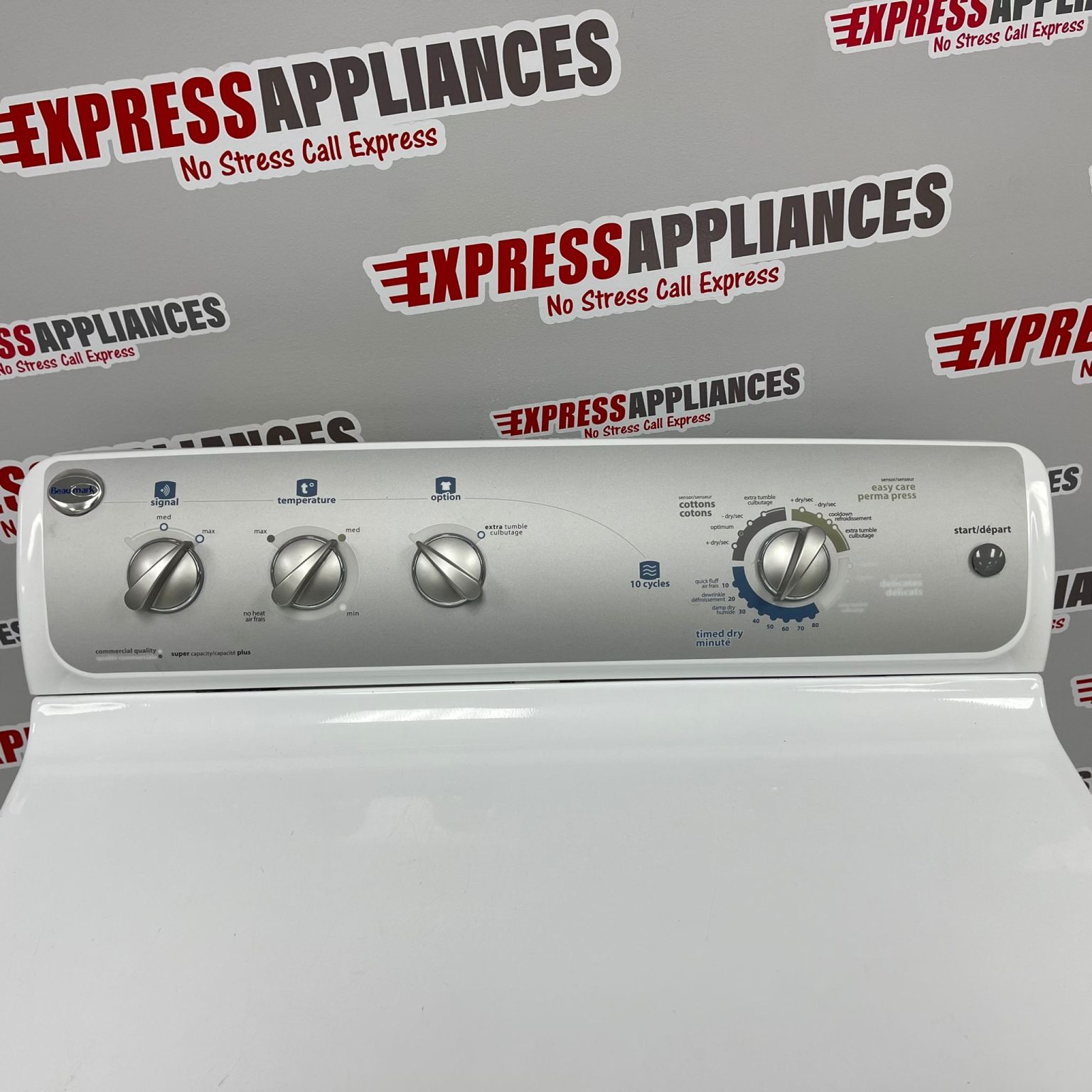 Used Beaumark Dryer Model 677511 For Sale | ️ Express Appliances