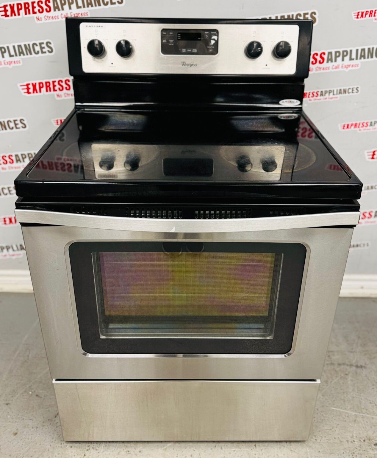 Used Whirlpool Electric Stove YWFE510S0AS0 For Sale | ️ Express Appliances