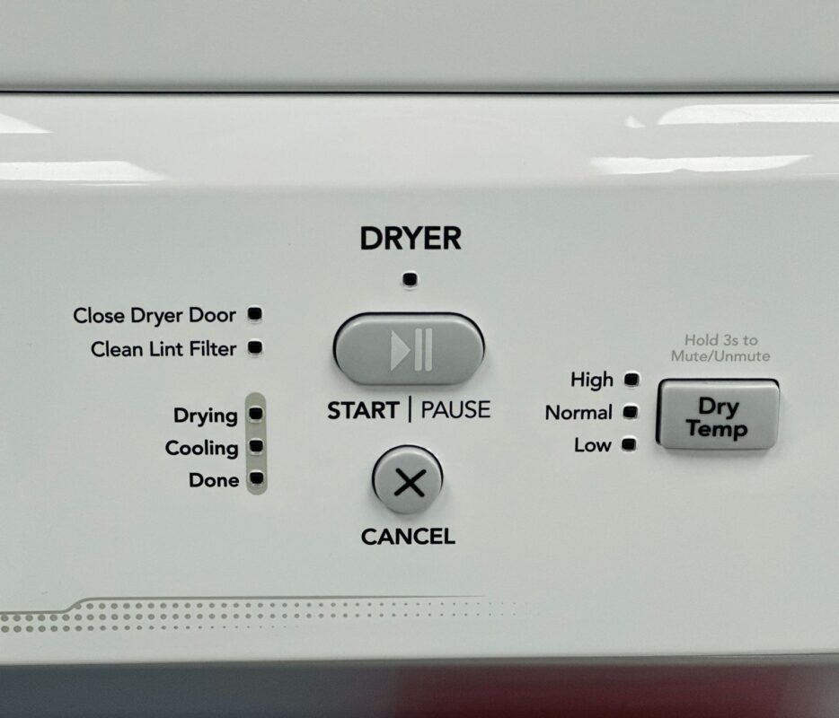 Used Frigidaire Washer And Dryer Laundry Center/Tower FLCE752CAW3 For ...
