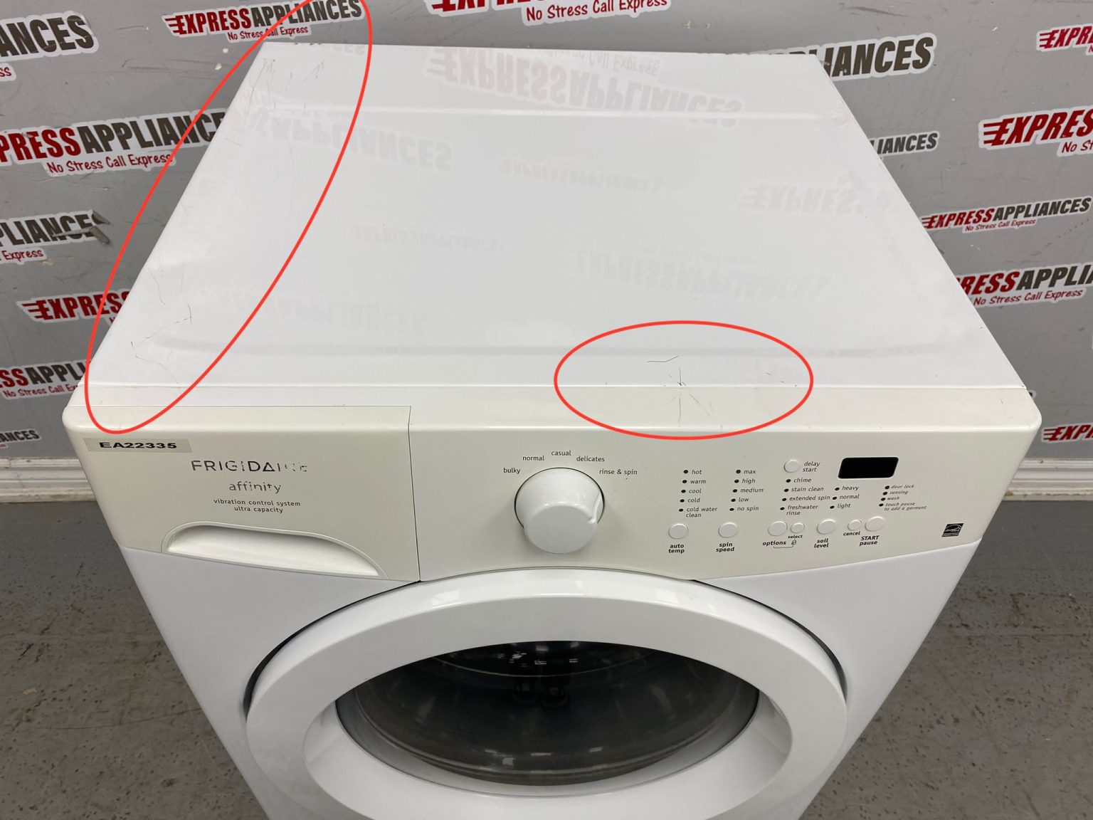 Used Frigidaire Front Load Washing Machine FAFW3801LW3 For Sale | ️ ...