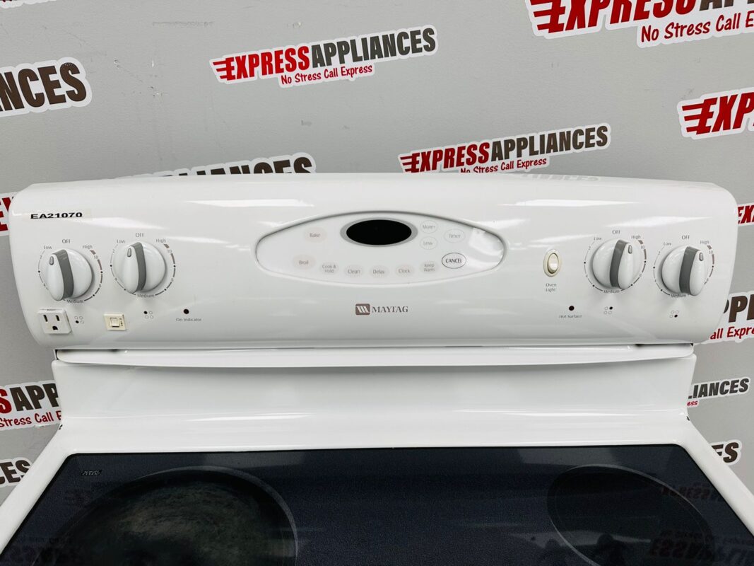 Used Maytag Electric Flat Top Range For Sale | ️ Express Appliances