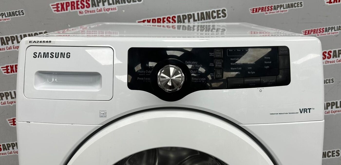 Used Samsung 27” Front Load Washer WF210ANW/XAC For Sale | ️ Express ...