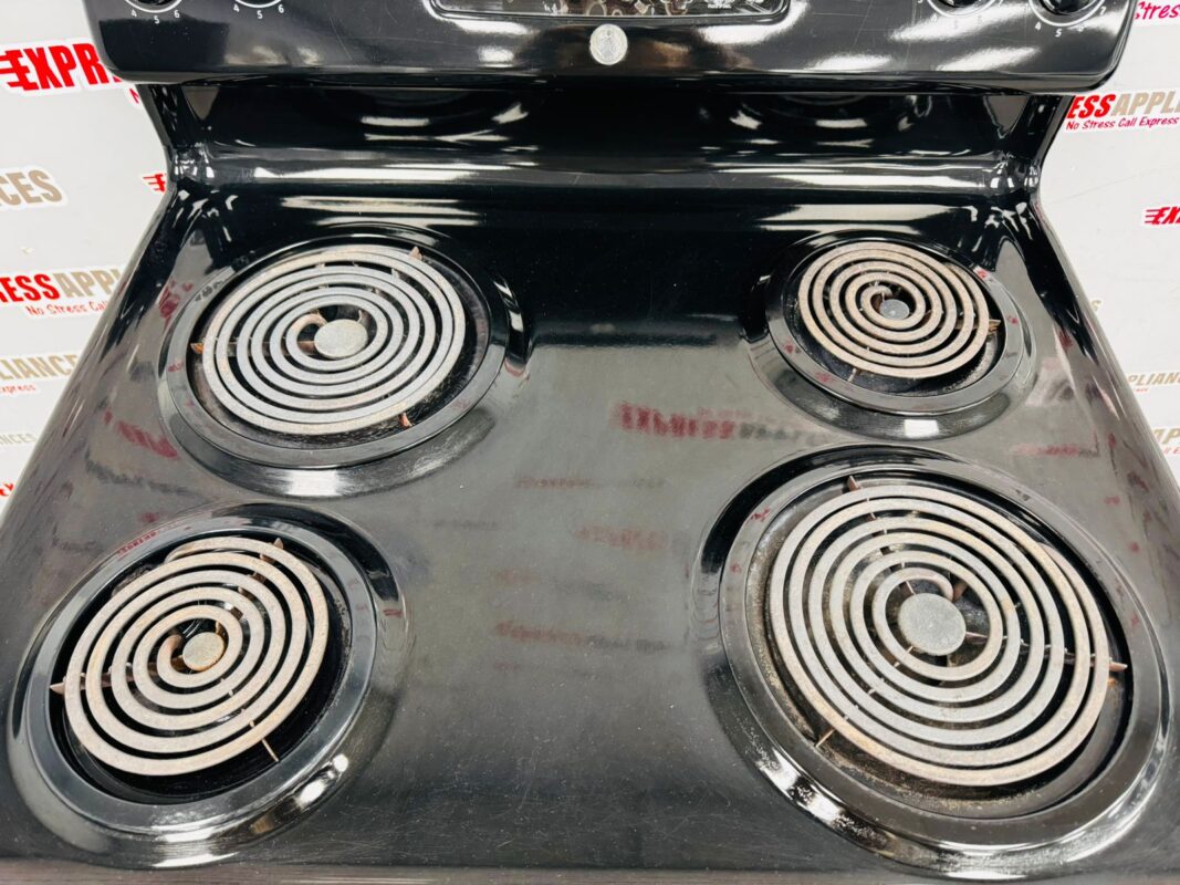 Used GE Coil-Top Stove JCBP350DT1BB For Sale | ️ Express Appliances