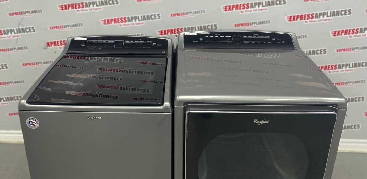 Used Whirlpool Washer and Dryer Set For Sale WTW7500GC2 YWED8500DC1| ️ ...