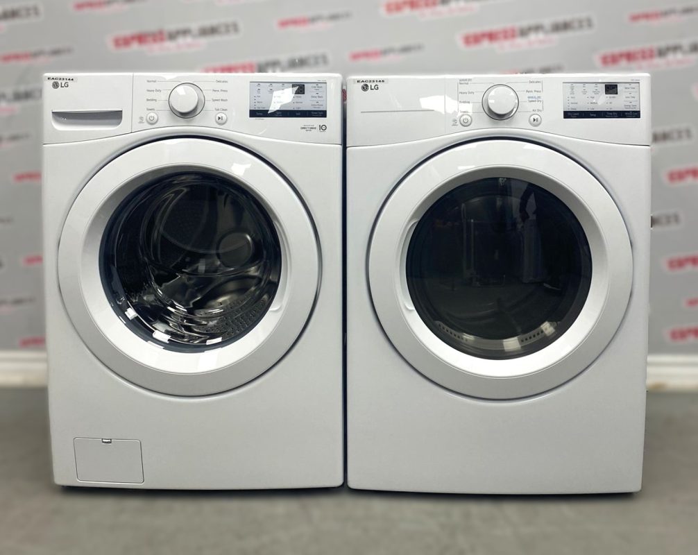 Open Box LG 27” Front Load Washing Machine and Dryer Stackable Set ...