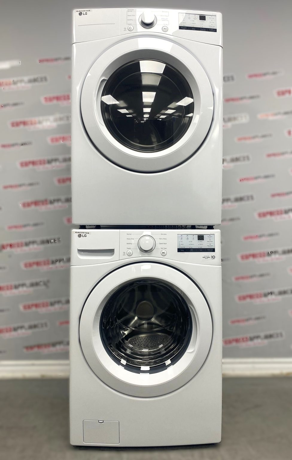 Open Box LG 27” Front Load Washing Machine and Dryer Stackable Set ...