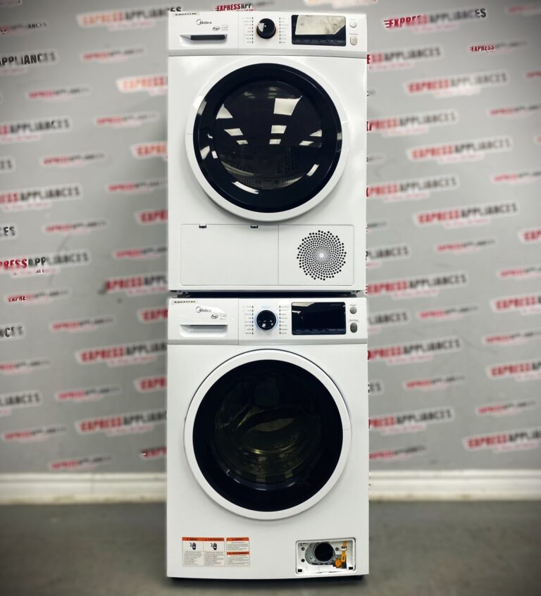 Midea 24” Front Load Washer and Dryer Set MLH27N4AWWC MLE27N4AWWC For ...