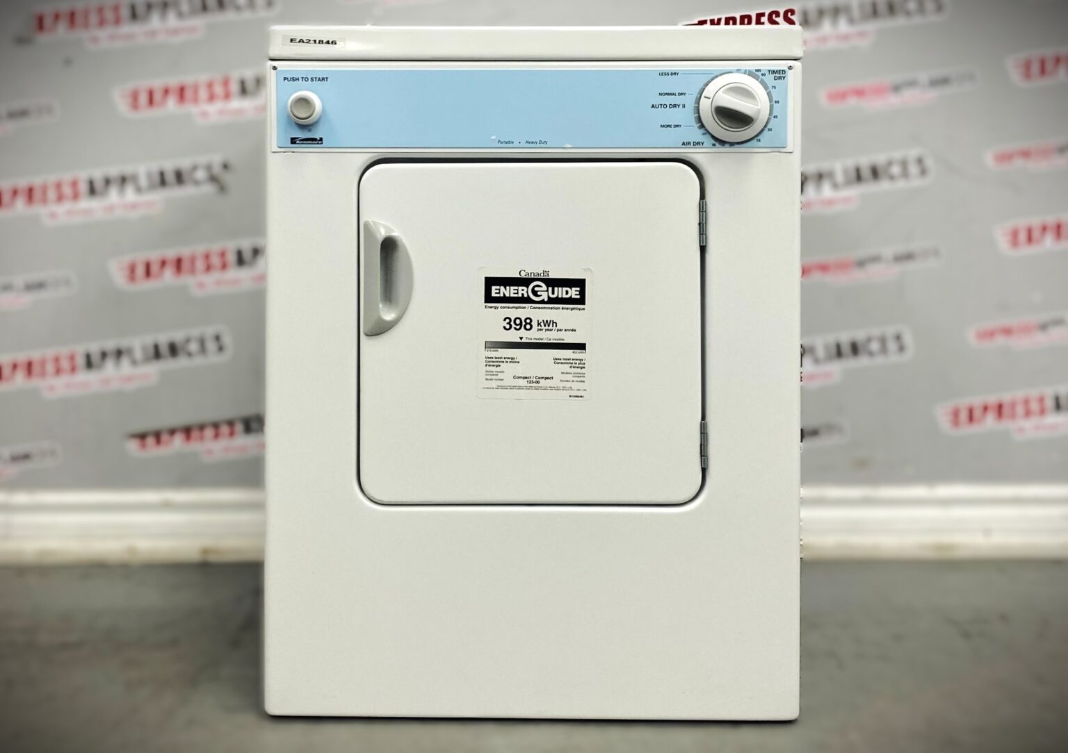 Used Kenmore 120 Volt 24” Dryer 110.C84722402 For Sale | ️ Express ...