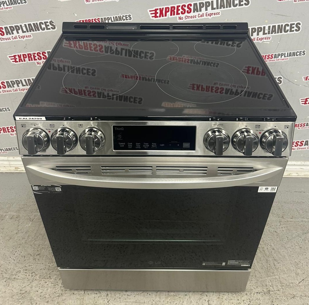 Open Box LG 30” Slide-In Glass Top Stove LSEL633CF/00 For Sale | ️ ...