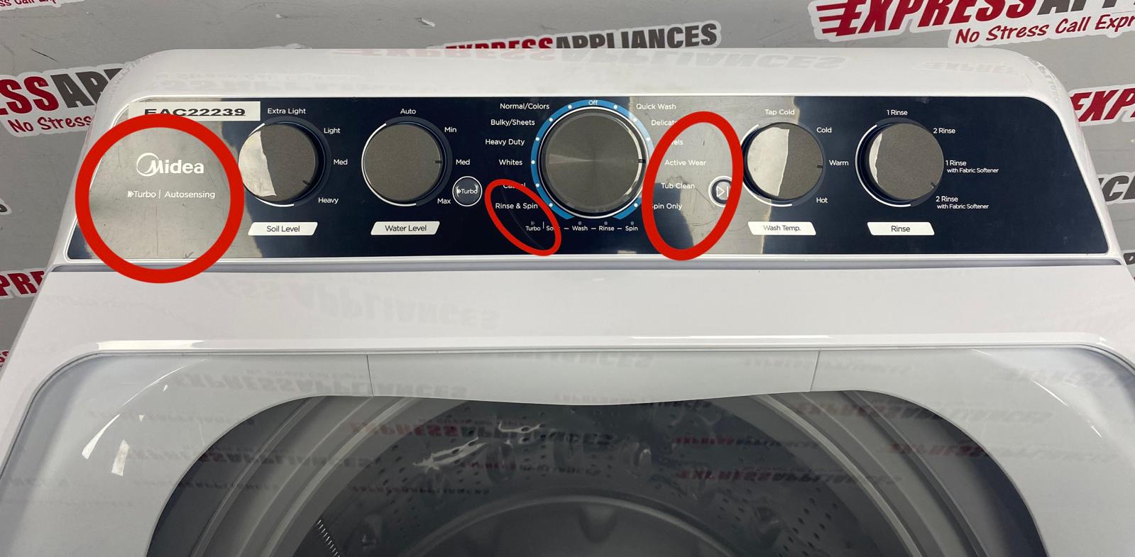 Open Box Midea 27” Top Load Washing Machine MLV47C3AWW For Sale | ️ ...