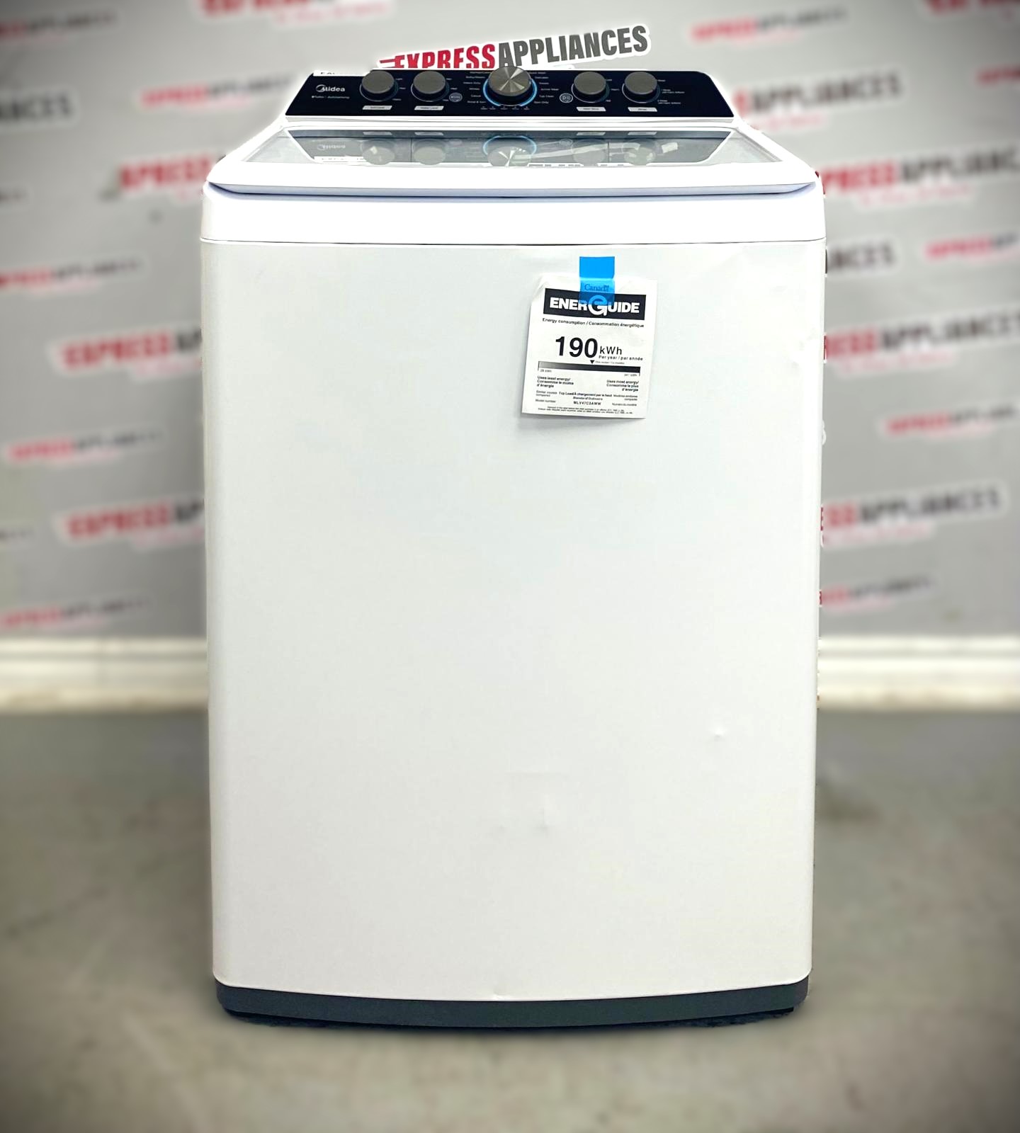 Open Box Midea 27” Top Load Washing Machine MLV47C3AWW For Sale