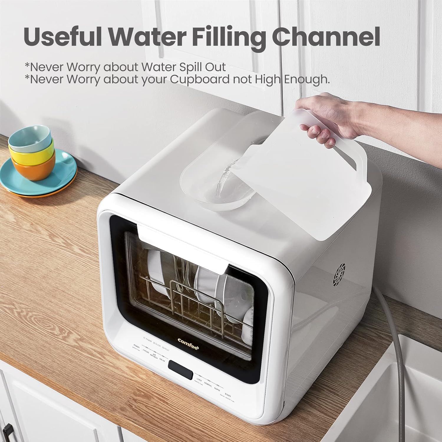 New Countertop Comfee Dishwasher CDC17P0AWW For Sale | ️ Express Appliances
