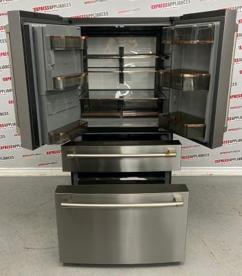 Open Box GE Café 36” French Door Refrigerator CVE28DP2NCS1 For Sale | ️ Express Appliances