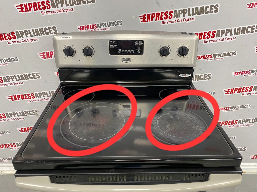 Used Maytag Electric Range YMER7765WS3 For Sale | ️ Express Appliances