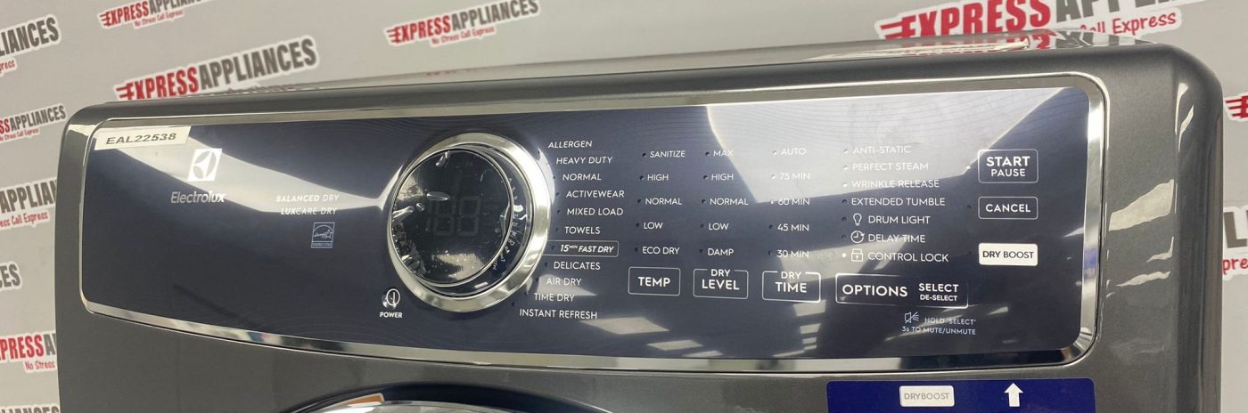 Open Box Electrolux 27” Stackable Washer and Dryer Set ELFW7637AT ...