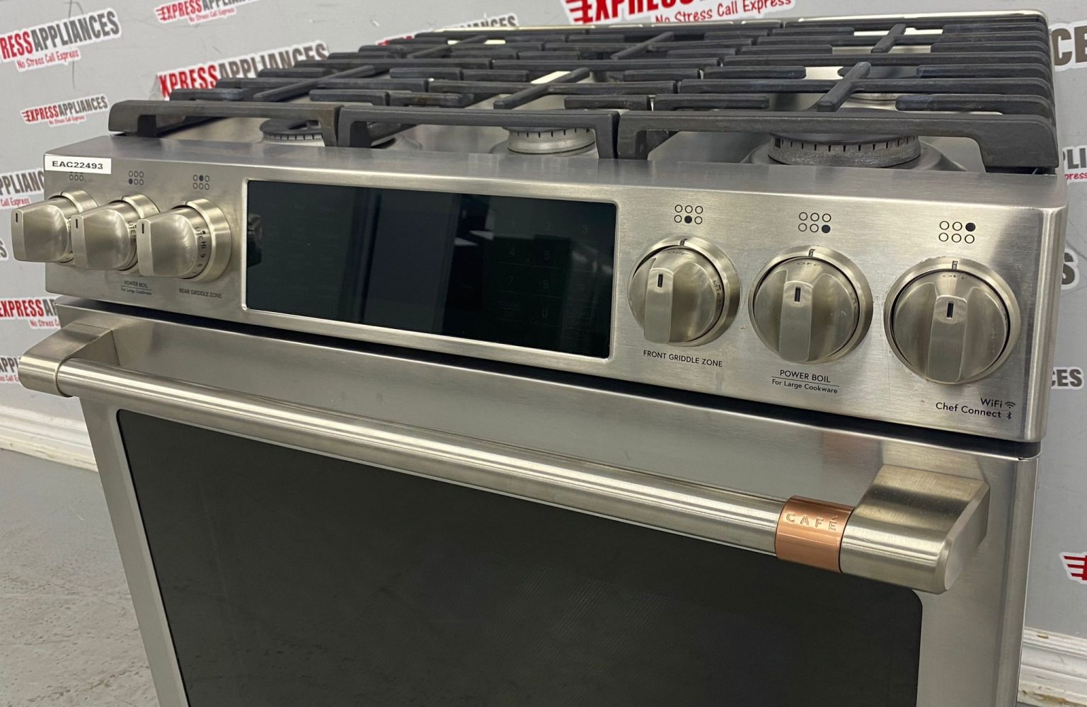 Open Box GE Café 30” Slide-In Gas Range CCGS700P2M3S1 For Sale | ️ ...