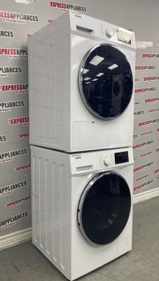 Used Galanz 24" Front Load Washer and Ventless Dryer Stackable Set ...