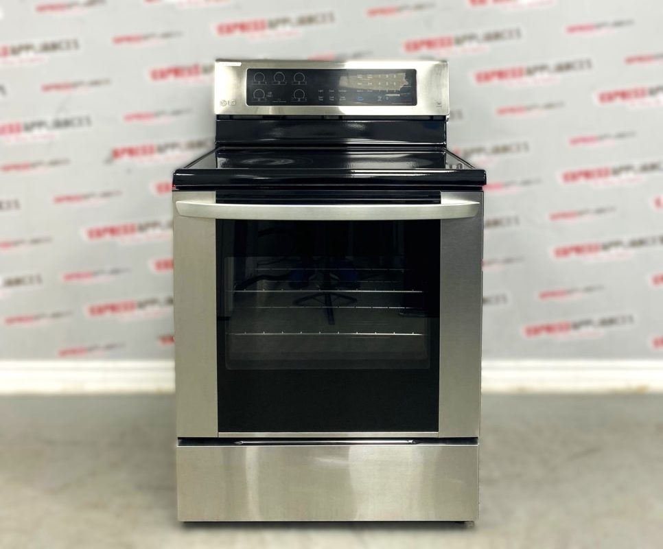 Used LG 30” Freestanding Glass Top Stove LRE3061ST For Sale | ️ Express ...