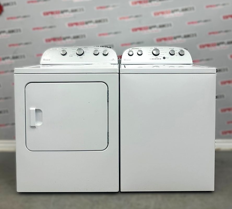Used Whirlpool Washer and Electric Dryer Set WTW5000DW0 YWED49STBW1 For ...