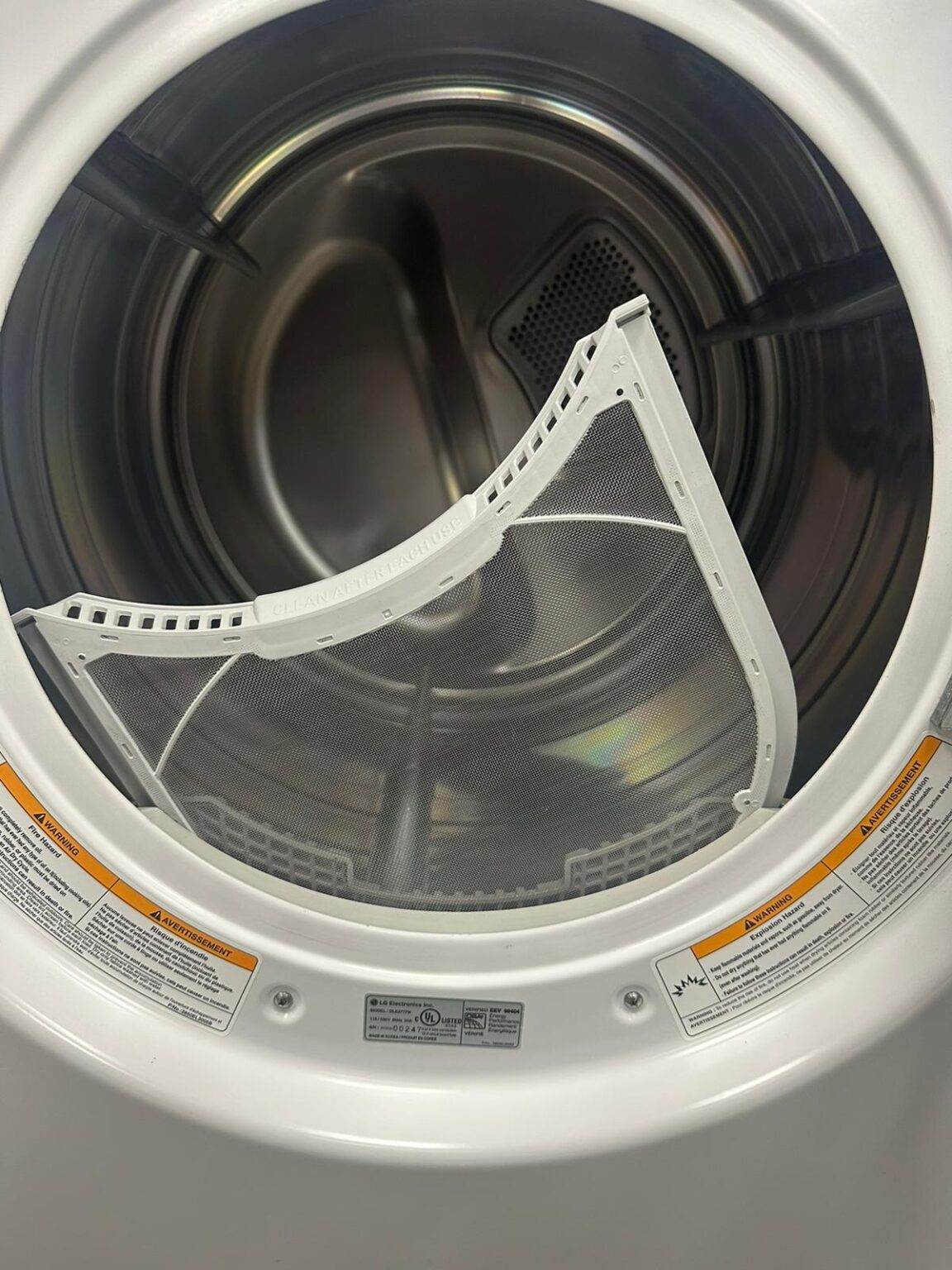 Used LG 27” Electric Dryer DLE3777W For Sale | ️ Express Appliances