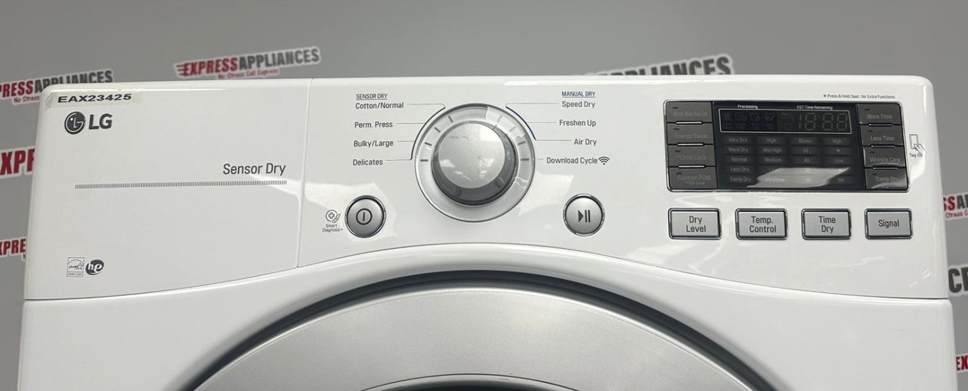 Used LG 27” Washer and Electric Dryer Set WM3270CW DLE3170W For Sale ...