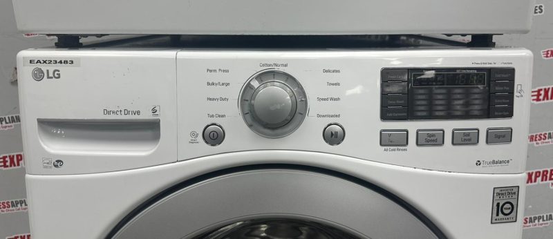 Used LG 27” Washer and Electric Dryer Set WM3270CW DLE3170W For Sale ...