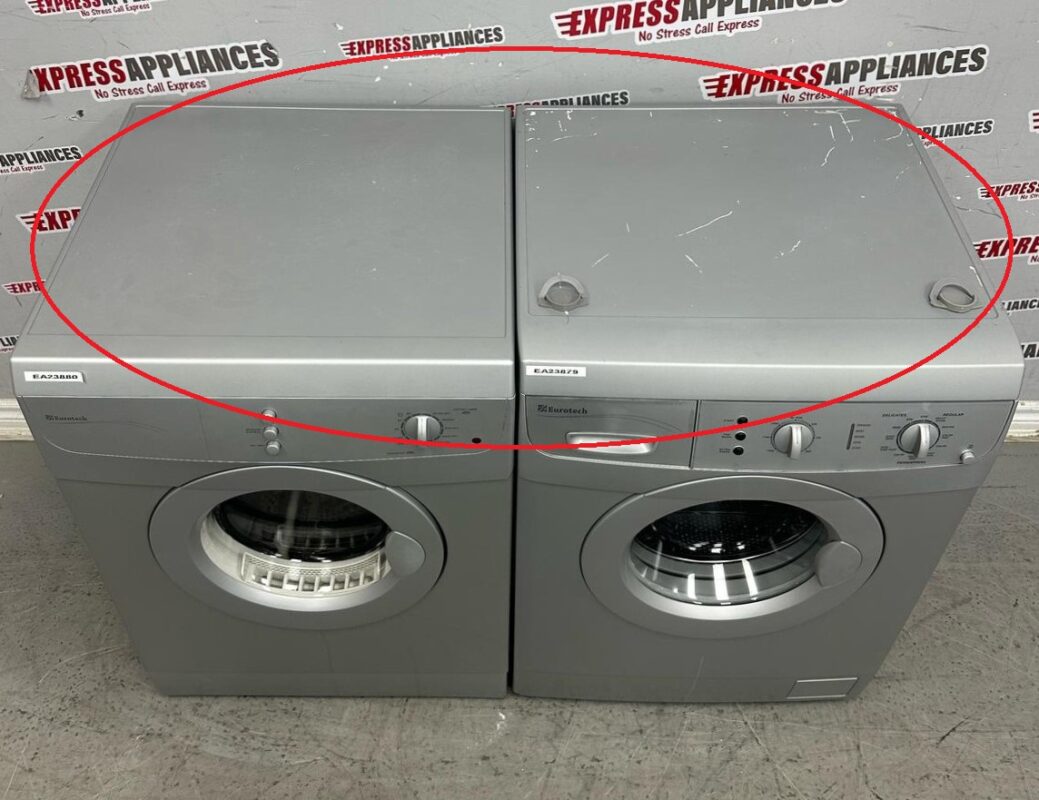 Used Eurotech 24” Washer and Dryer Stackable Set EWF272EL EDV278 For ...