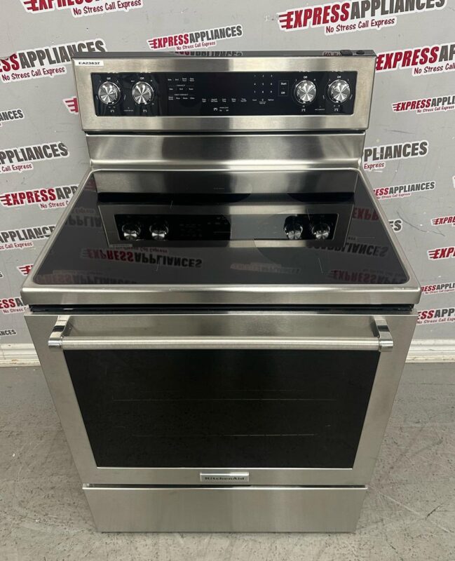 Used KitchenAid 30” Glass Top Range YKFEG500ESS1 For Sale | ️ Express ...