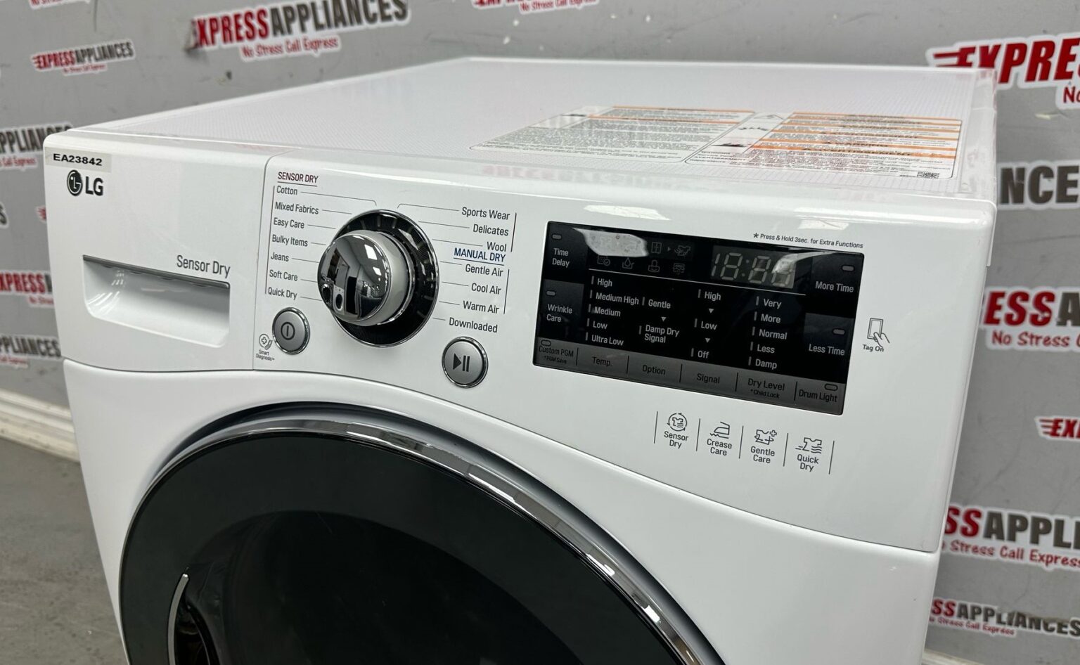 Used LG 24” Electric Ventless Dryer DLEC888W For Sale | ️ Express ...