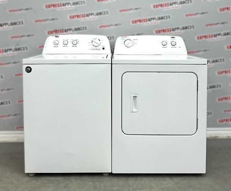 Used Inglis Top Load 27” Washer and 29” Electric Dryer Side-by-Side Set ...