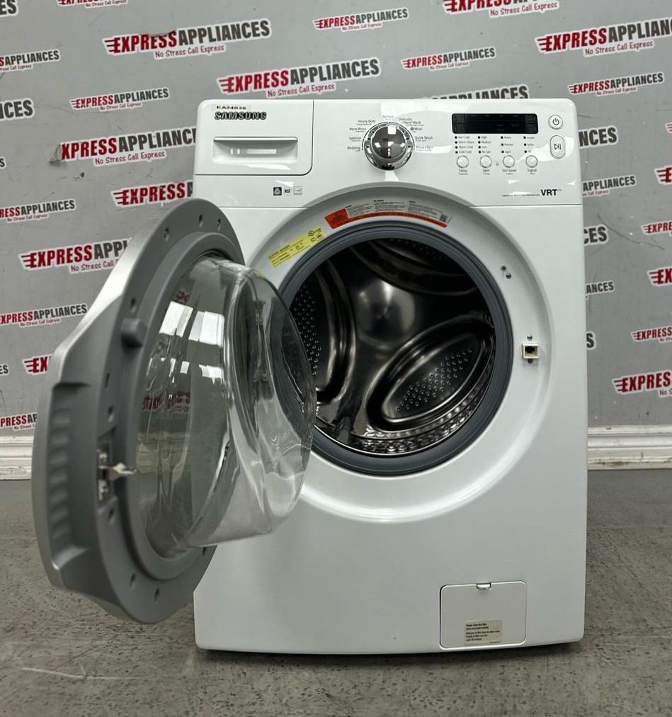 Used Samsung 27” Front Load Washer WF330ANW/XAC For Sale | ️ Express ...