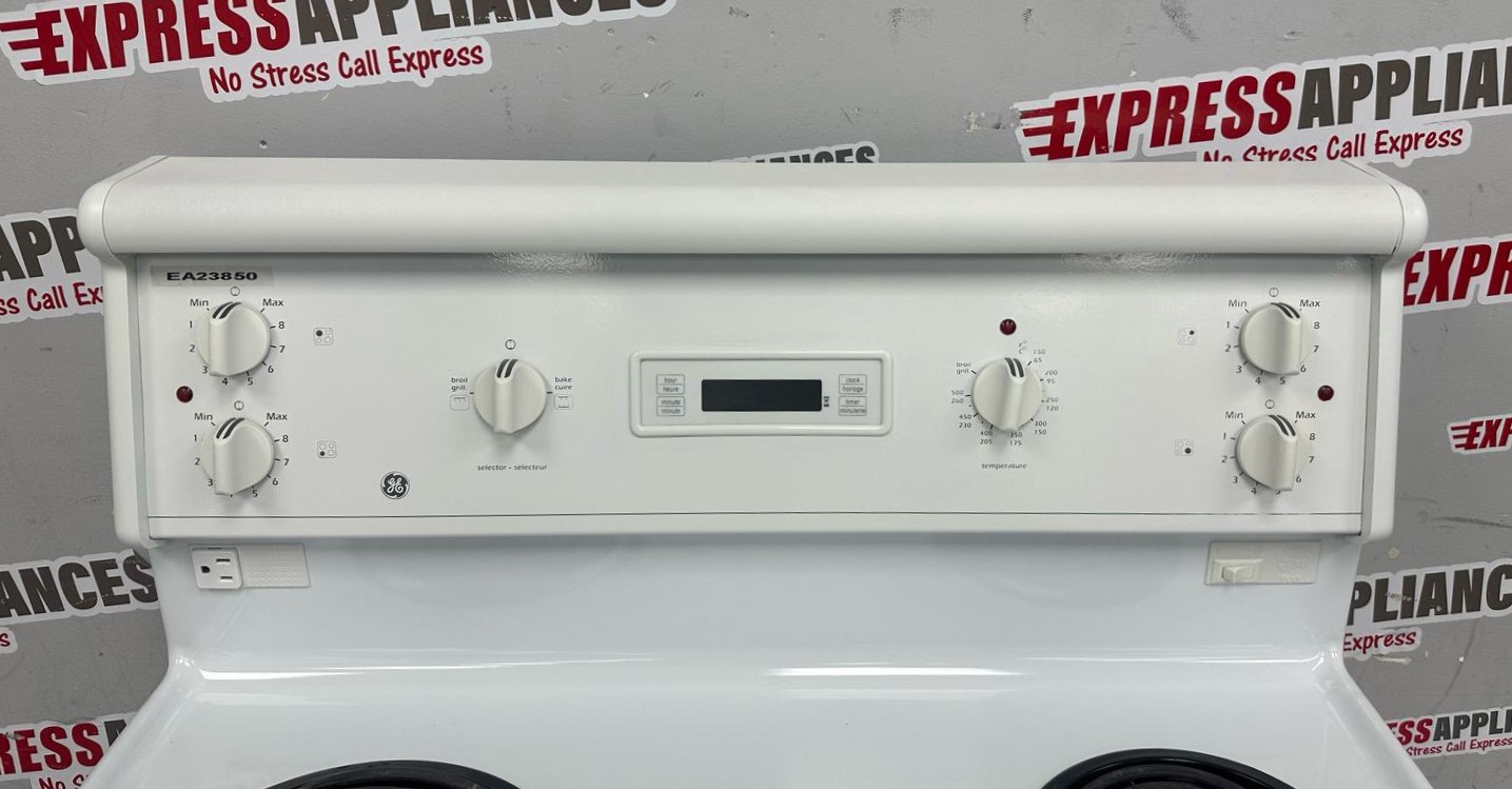 Used GE 30” Freestanding Coil Stove GRMF3151SM-1 For Sale | ️ Express ...
