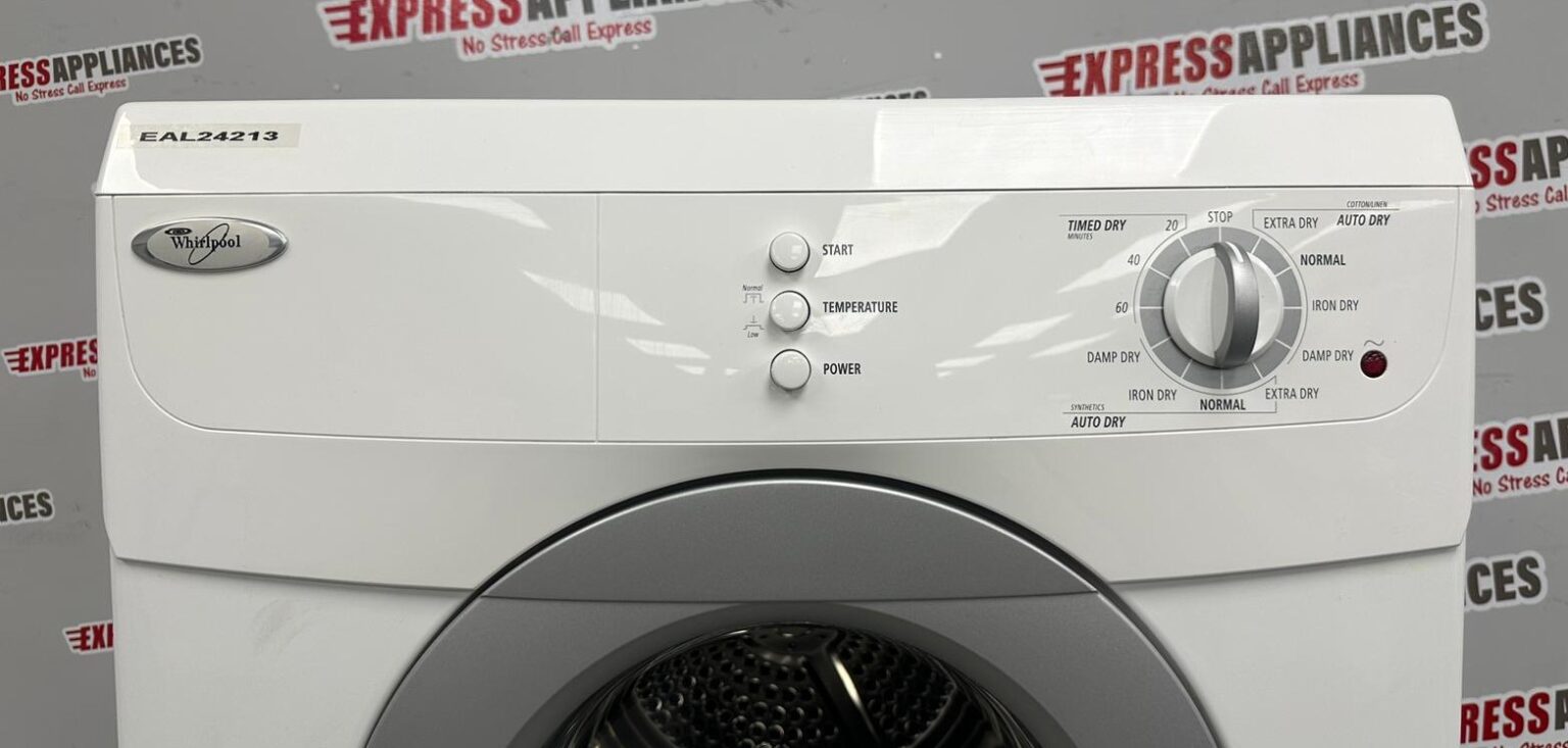 Used Whirlpool 24” Washer and Dryer Stackable Set WFC7500VW2 ...