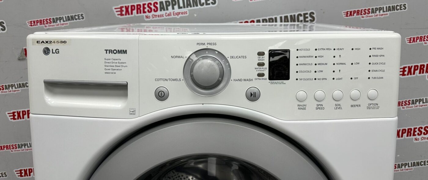 Used LG 27” Front Load Washing Machine WM2016CW For Sale | ️ Express ...