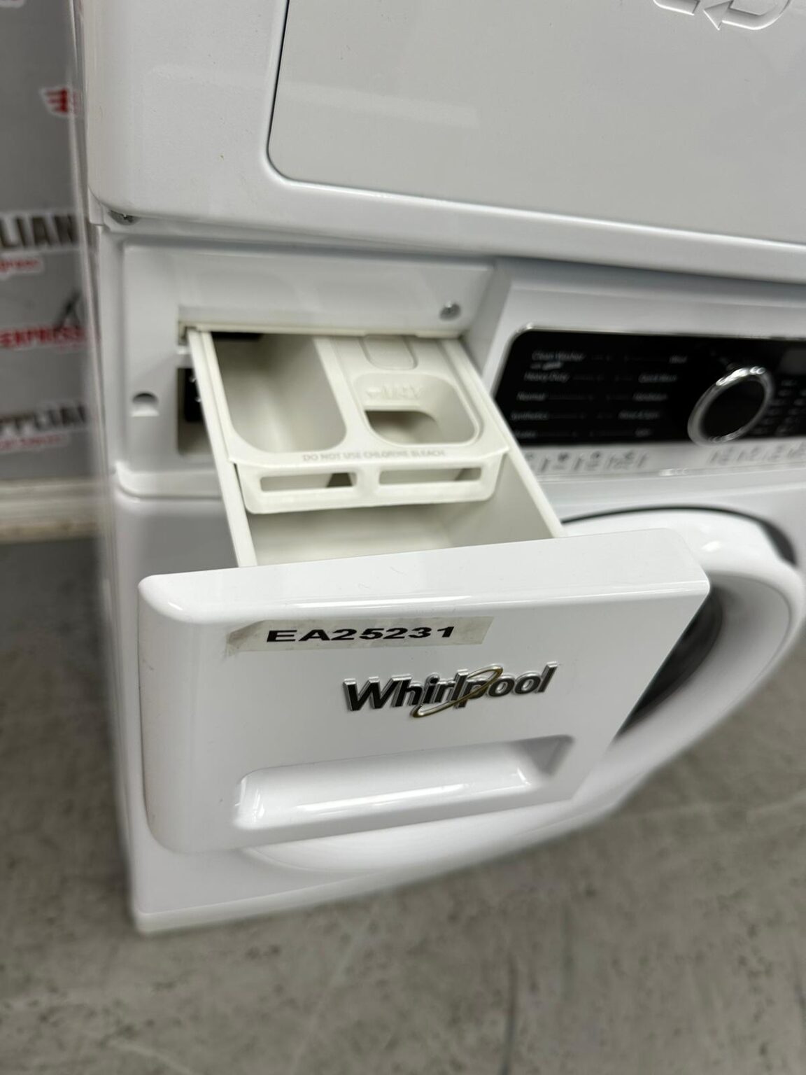 Used Whirlpool 24” Washer and Dryer Stackable Set WFW3090JW0 ...