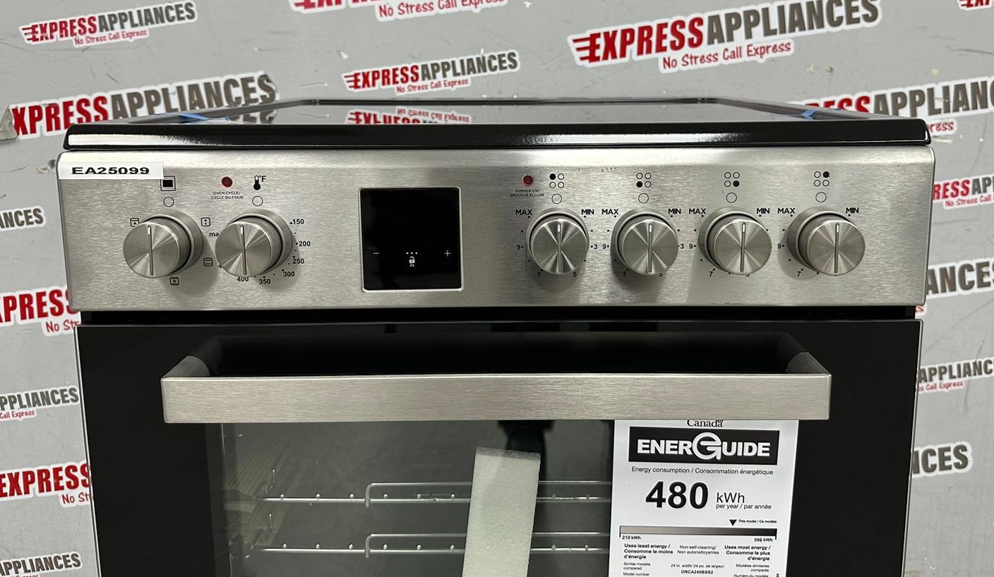 Open Box Danby 24” Slide-In Glass Top Stove DRCA240BSS2 For Sale | ️ ...