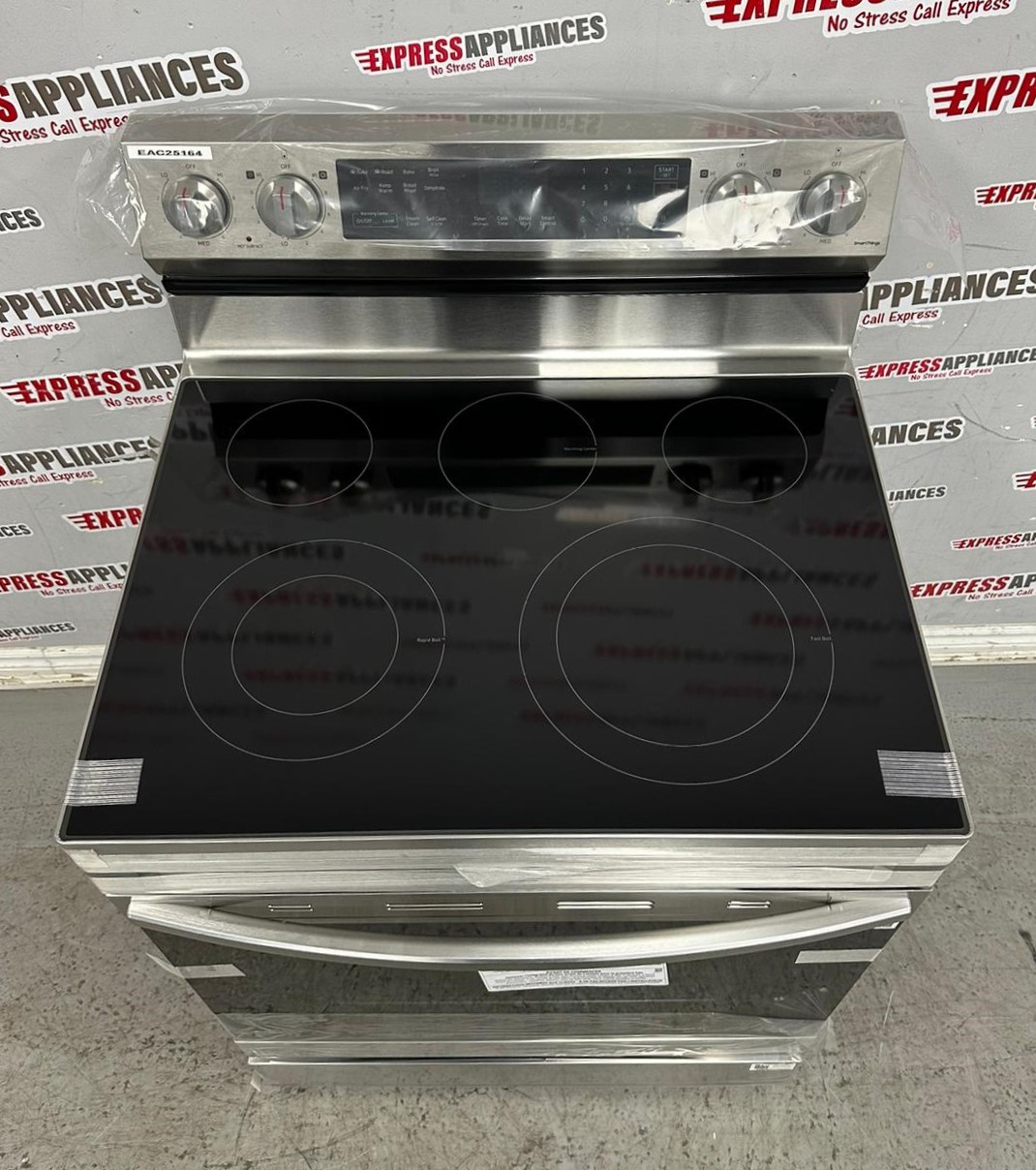 Open Box Samsung 30” Freestanding Glass Top Stove NE63A6511SS/AC For ...