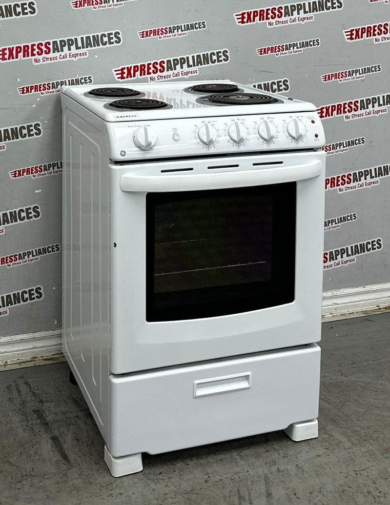 Used GE 24” Freestanding Coil Stove JCAS300DM2WW For Sale | ️ Express ...