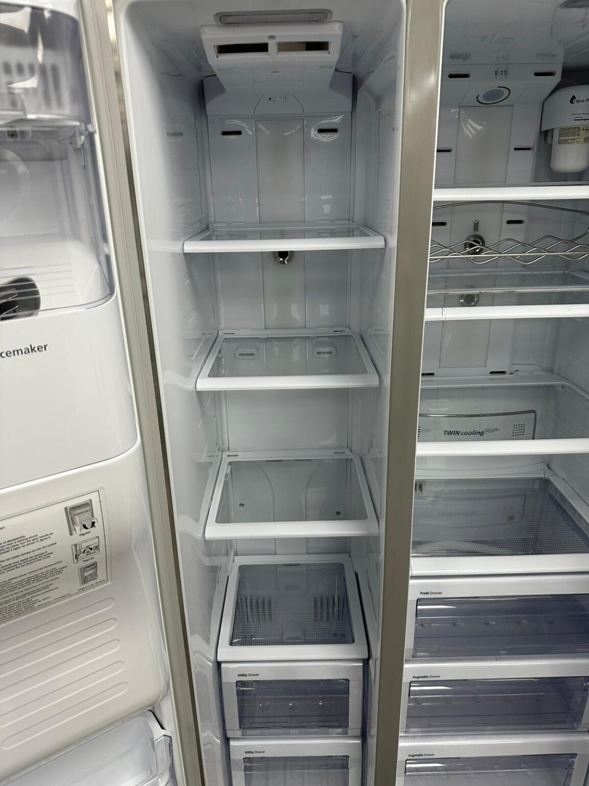 Used Samsung 36” Counter Depth Side-By-Side Refrigerator RSG257AARS For ...
