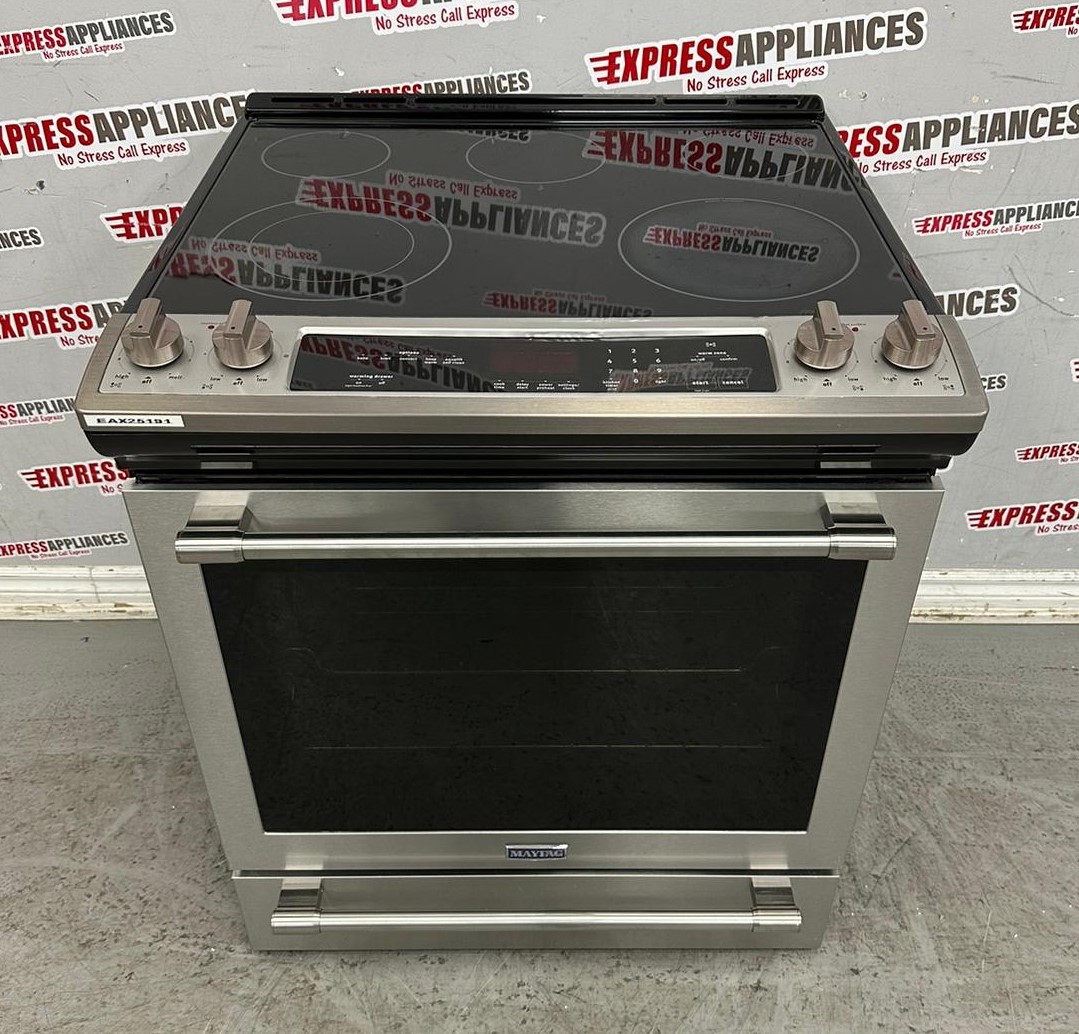 Used Maytag 30” Slide-In Glass top Stove YMES8800FZ1 For Sale | ️ ...