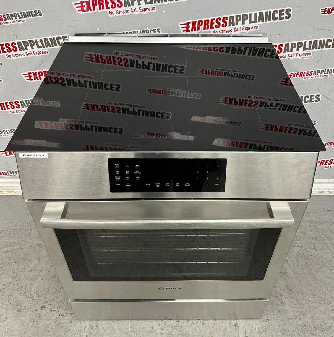 Used Bosch 30” Slide-In Induction Stove HII8057C For Sale| ️ Express ...