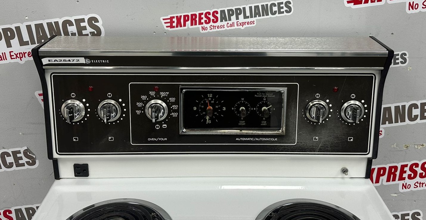 Used GE 24" Freestanding Coil Stove For Sale | ️ Express Appliances