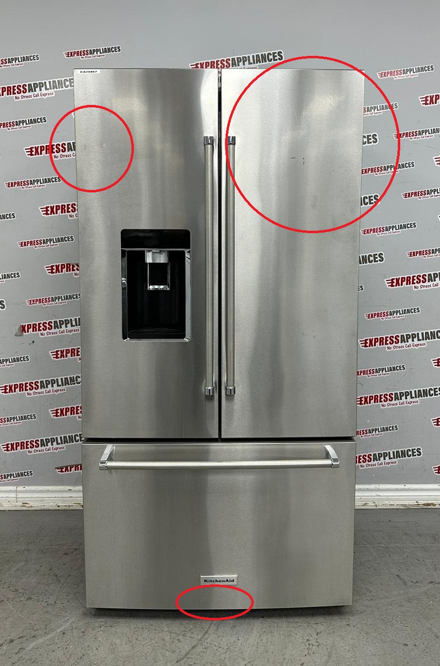 Used KitchenAid 36” French Door Refrigerator KRFC704FSS00 For Sale | ️ ...