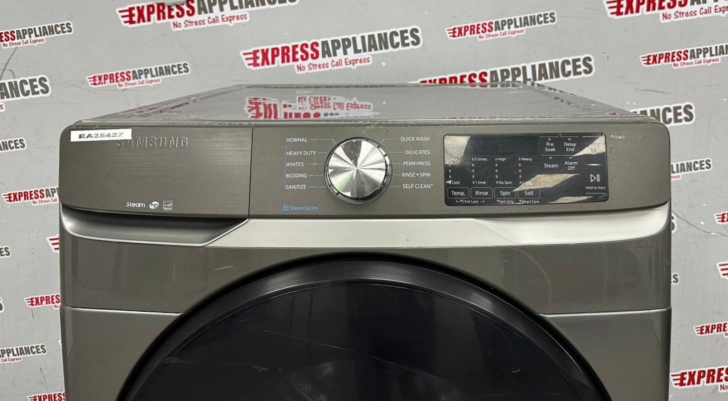 Used Samsung 27” Front Load Washing Machine WF45R6100AP/US For Sale | ️ ...
