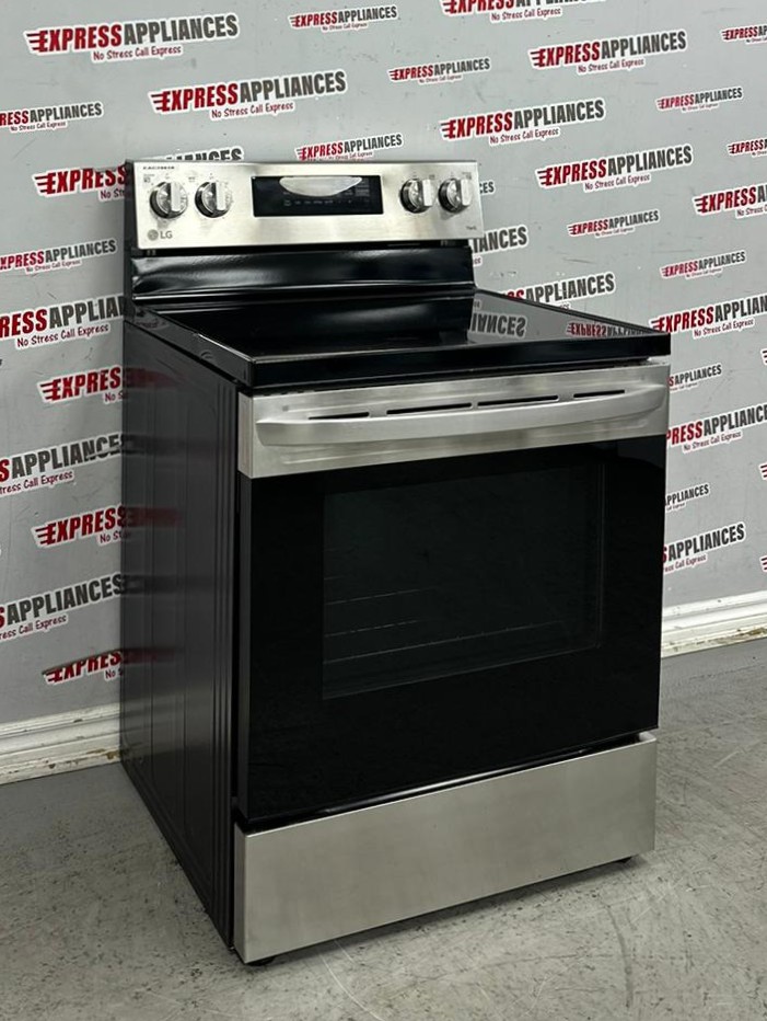 Floor Model LG 30” Freestanding Glass Top Stove LREL6321S/01 For Sale ...