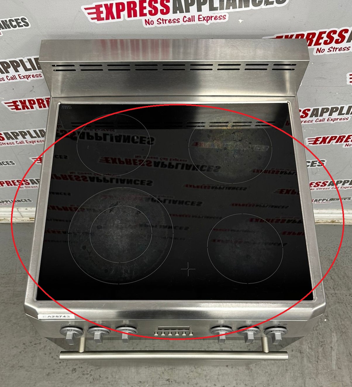 Used Blomberg 24" Freestanding Glass Top Stove BERC24100SS For Sale | ️ ...