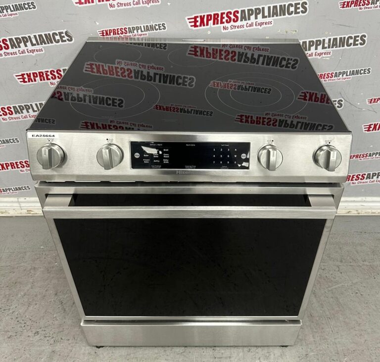 Used Hisense 30” Slide-In Glass Top Stove HFE3501CPS For Sale | ️ ...