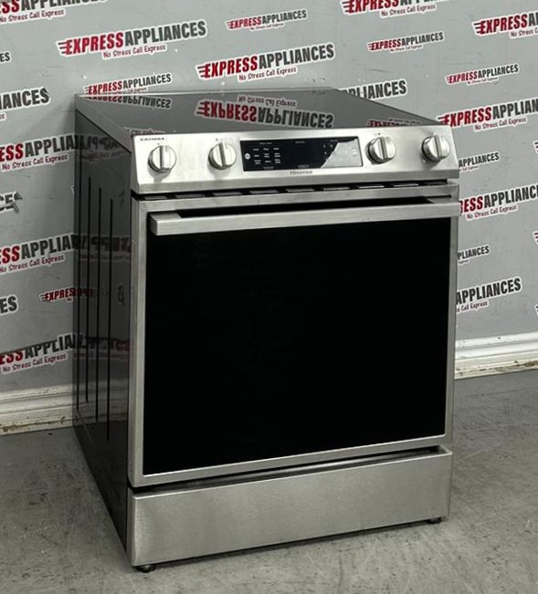 Used Hisense 30” Slide-In Glass Top Stove HFE3501CPS For Sale | ️ ...