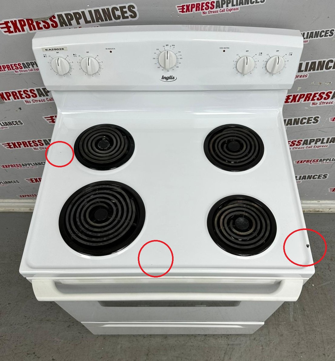 Used Inglis 30” Freestanding Coil Stove IVE30100 For Sale | ️ Express ...