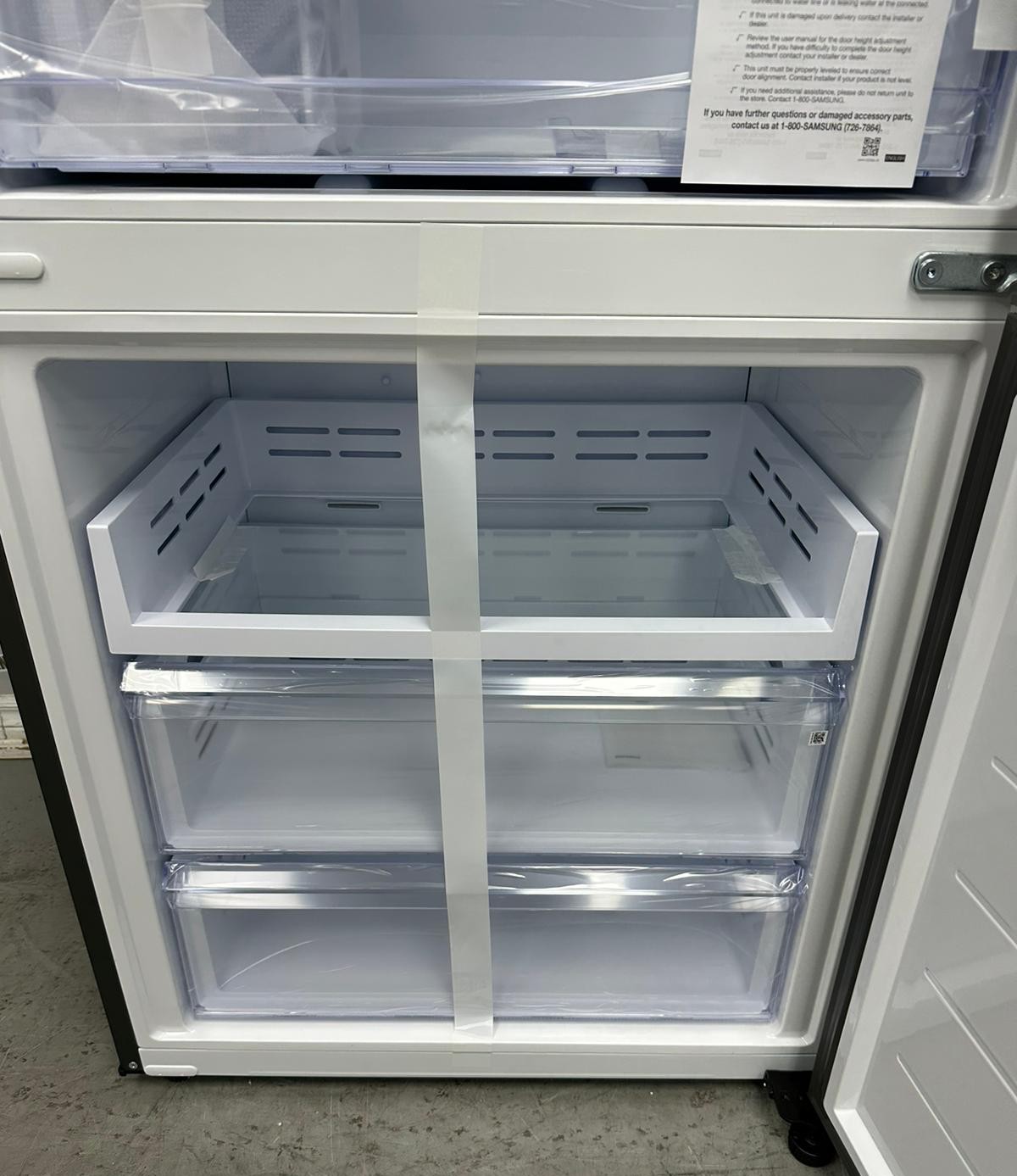 Open Box Samsung 30” Counter Depth Bottom Freezer Refrigerator ...